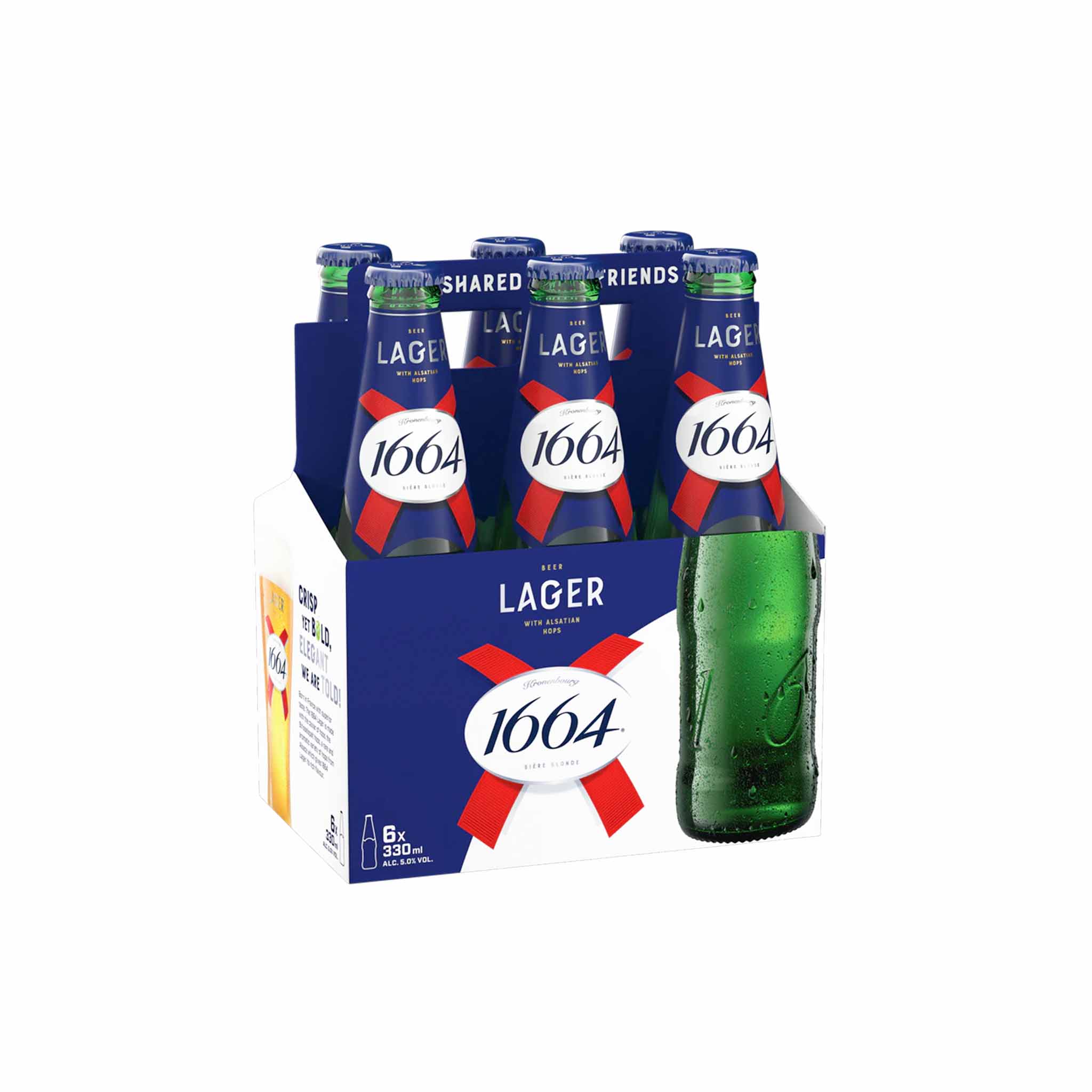 KRONENBOURG LAGER 1664 11.2 fl oz 6PACK – monsieur marcel gourmet market