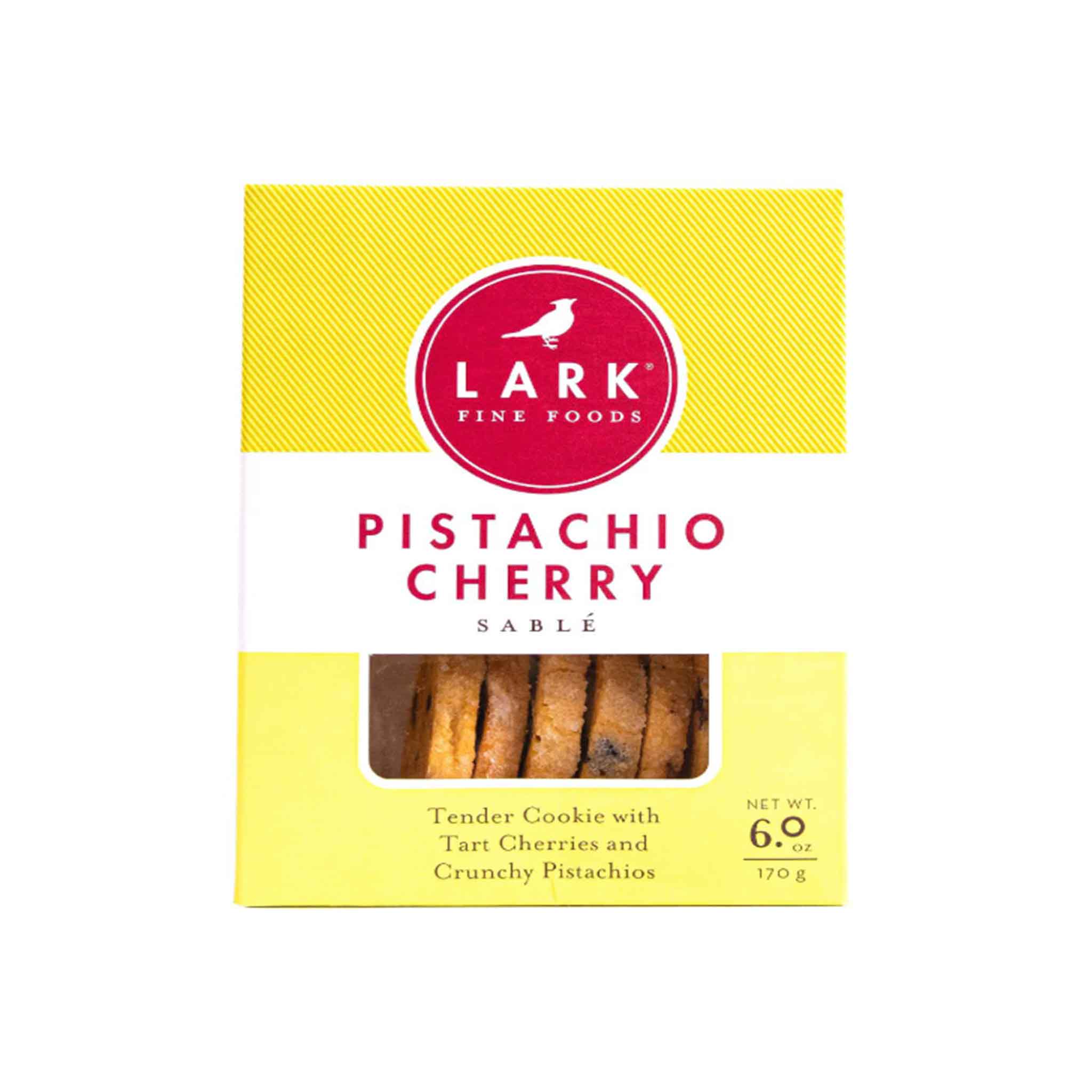 LARK PISTACHIO CHERRY SABLE COOKIES 6.3oz – monsieur marcel gourmet market