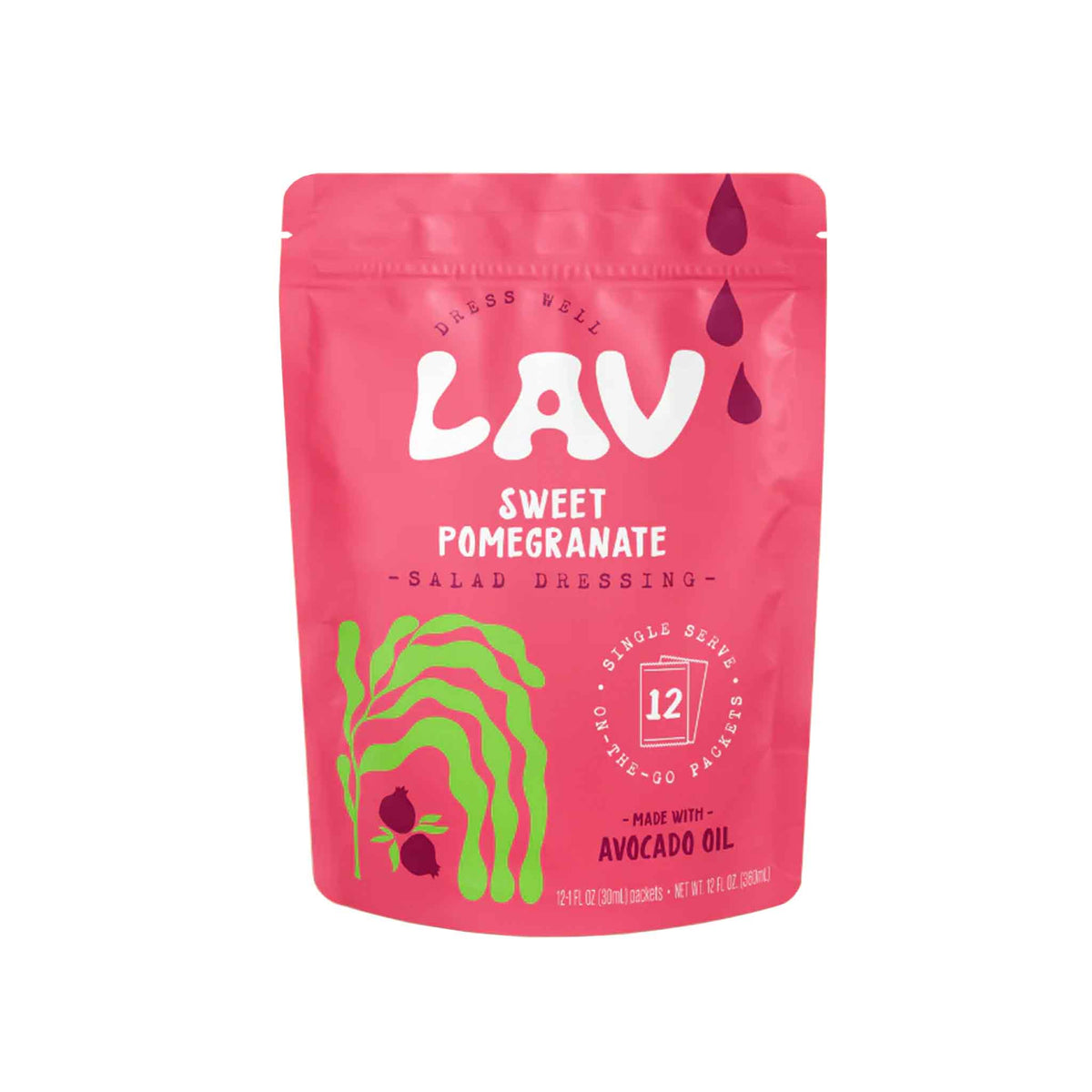 LAV SWEET POMEGRANATE DRESSING PACK 12oz – monsieur marcel gourmet market