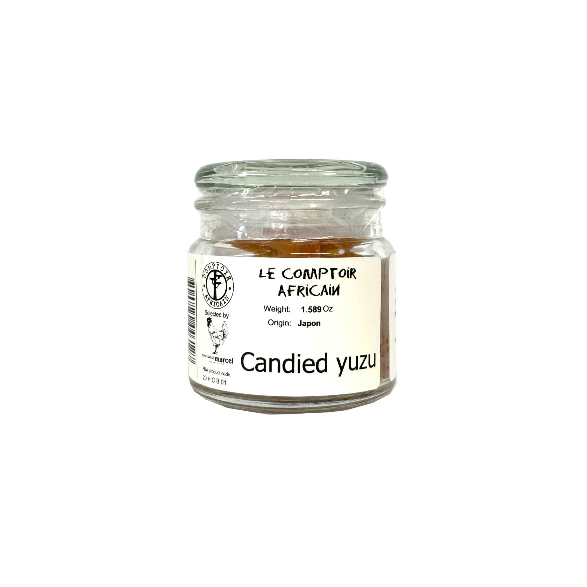 LE COMPTOIR AFRICAIN CANDIED YUZU 1.59oz – monsieur marcel gourmet market