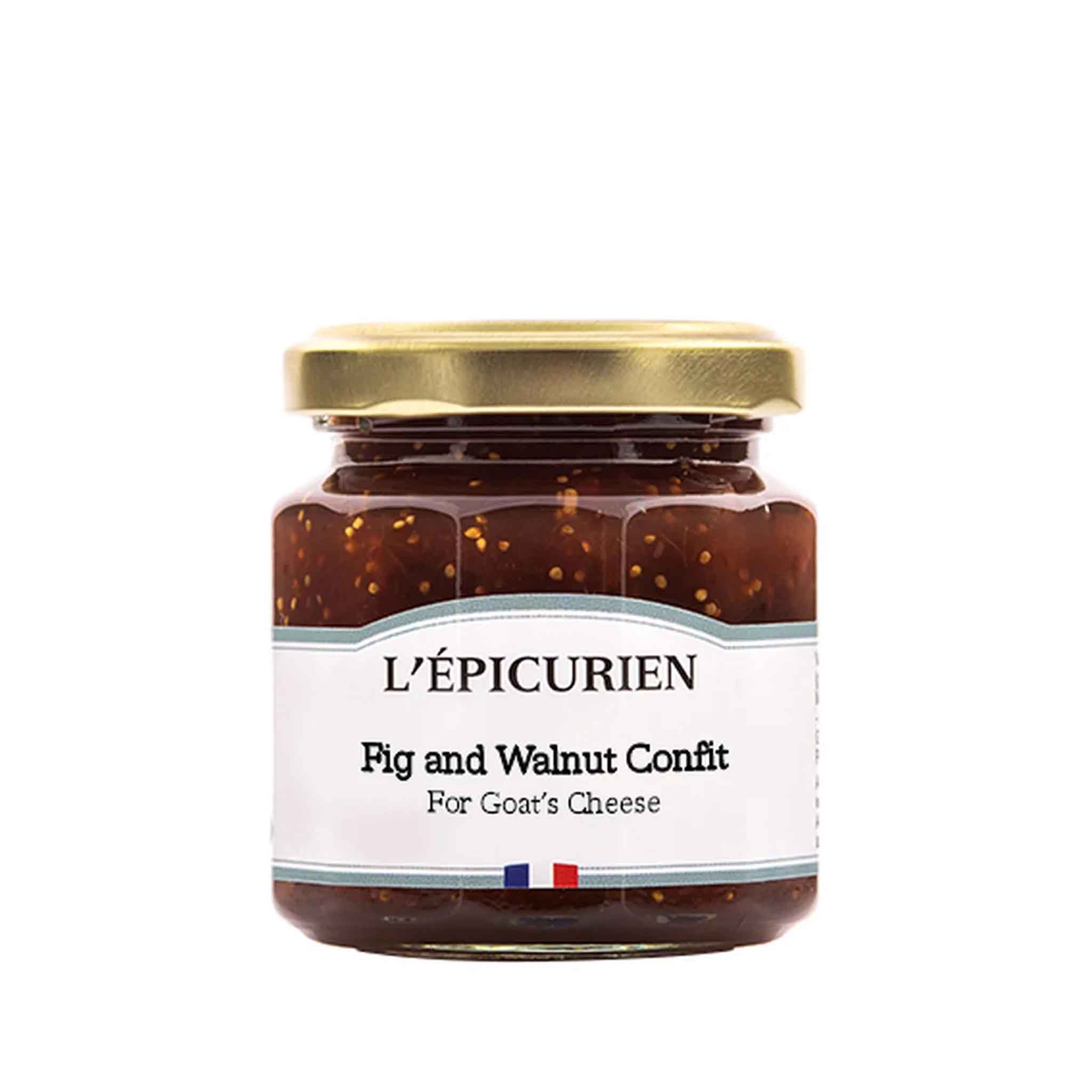 L'EPICURIEN FIG & WALNUTS CONFIT 125g – monsieur marcel gourmet market