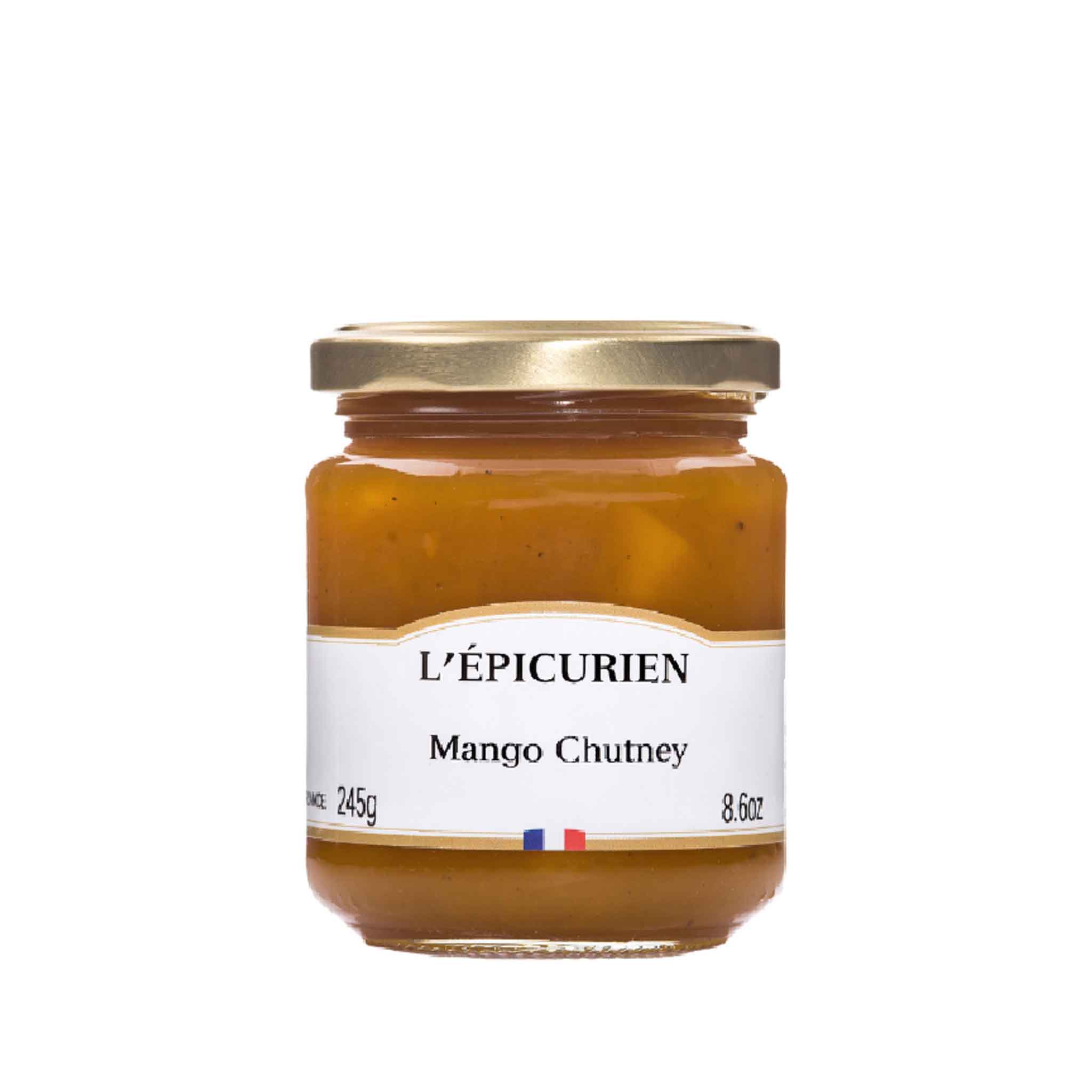 L'EPICURIEN MANGO CHUTNEY 245g – monsieur marcel gourmet market