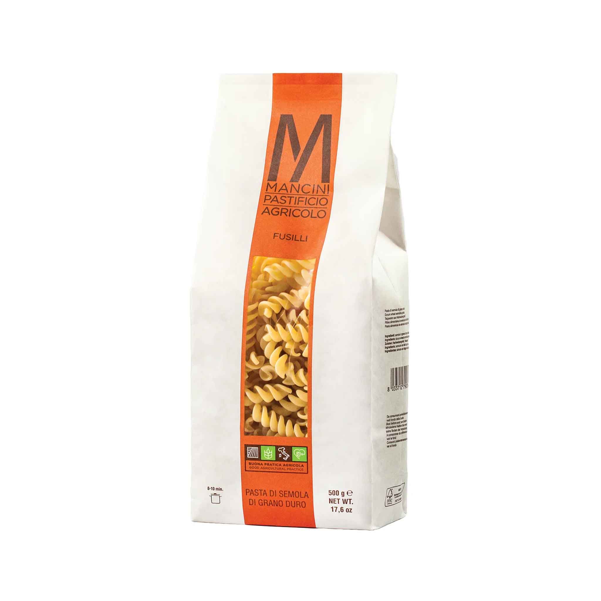 MANCINI FUSILLI PASTA 500g – monsieur marcel gourmet market