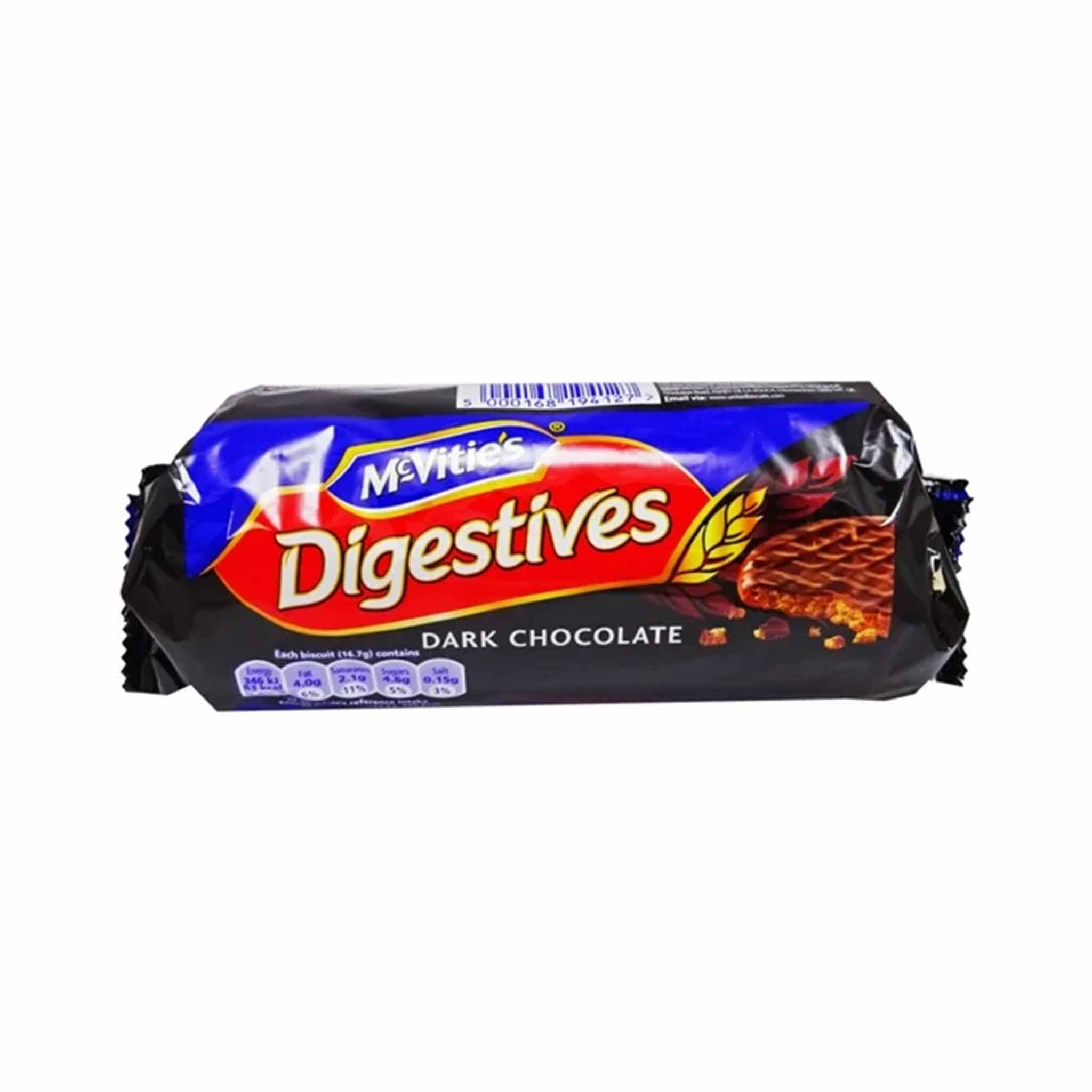 MCVITIES DIGESTIVES DARK CHOCOLATE 266g – monsieur marcel gourmet market