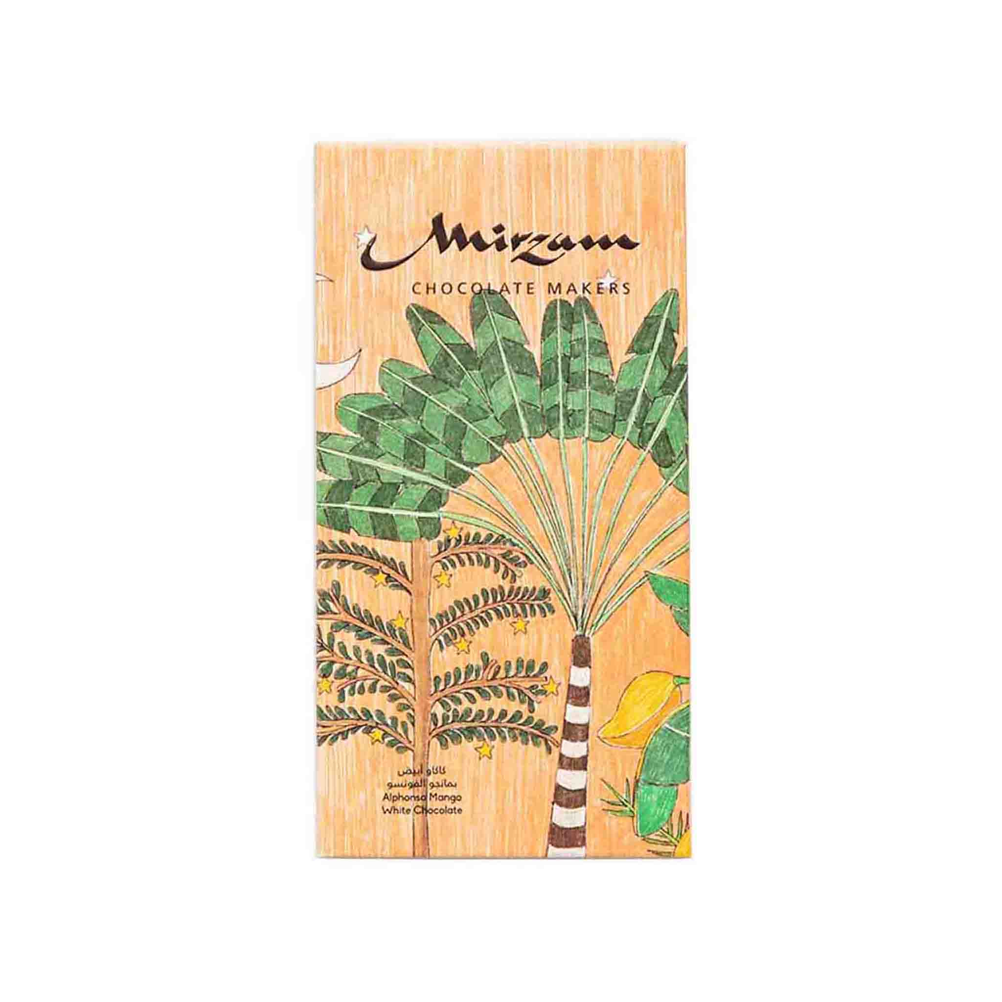 MIRZAM ALPHONSO MANGO WHITE CHOCOlate 70g – monsieur marcel gourmet market