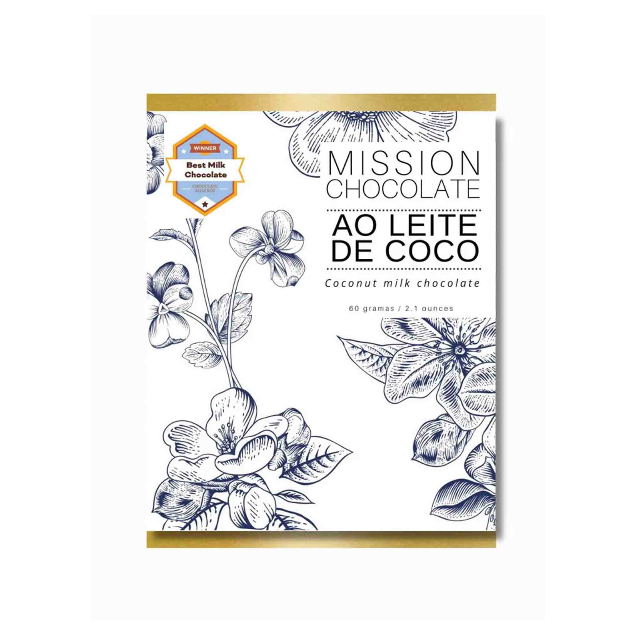 MISSION CHOCOLATE COCONUT MILK CHOCOLATE 60g – monsieur marcel gourmet ...