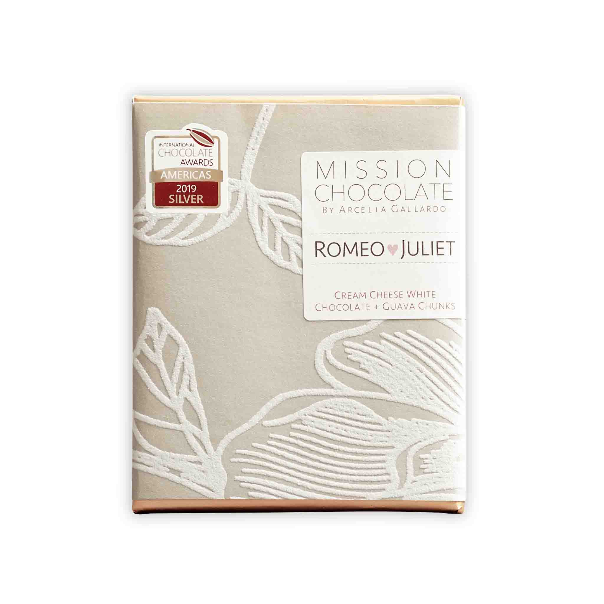 MISSION CHOCOLATE ROMEO+JULIET WHITE CHOCOLATE 60g – monsieur marcel ...