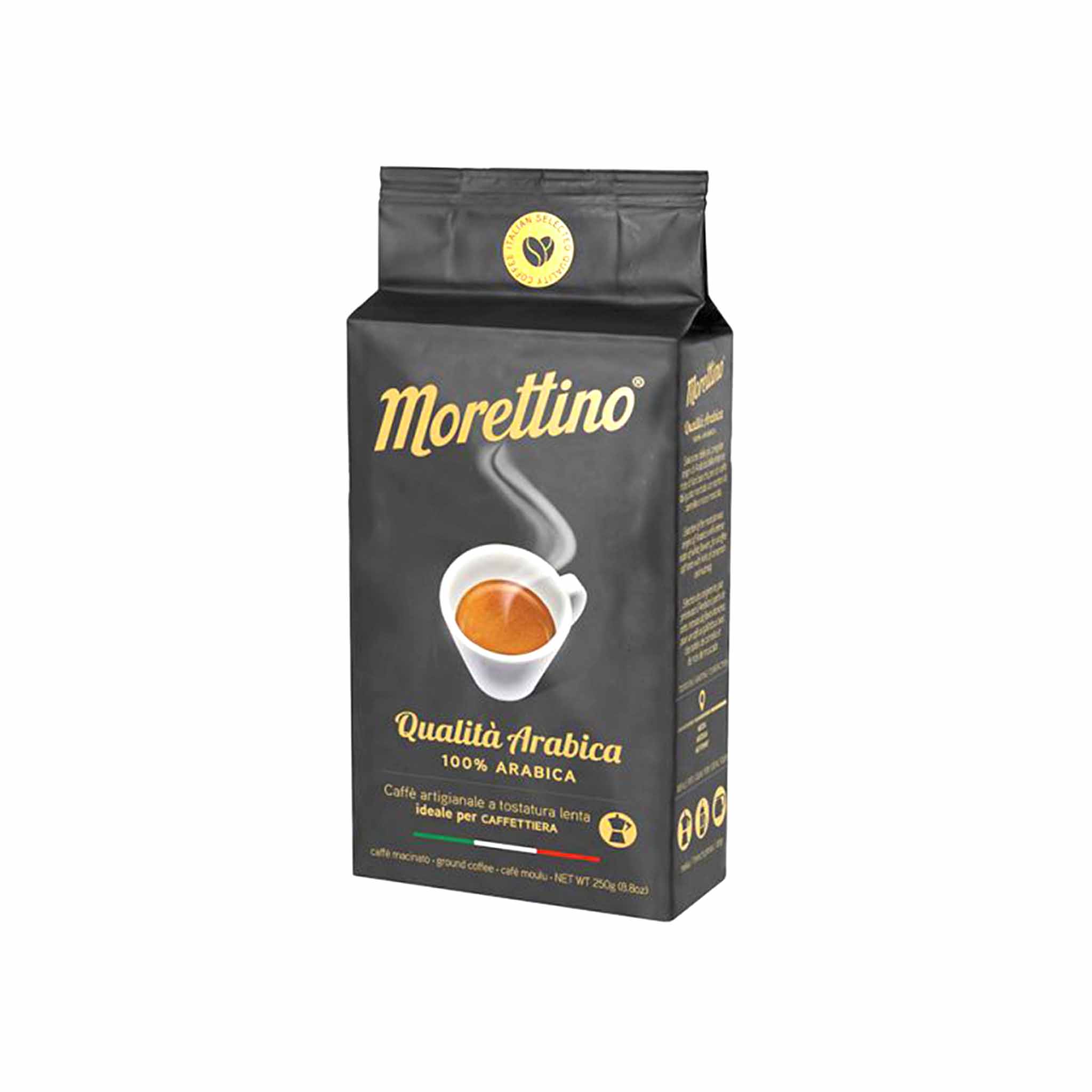 MORETTINO ARABICA CLUB GROUND COFFEE 250g – monsieur marcel gourmet market