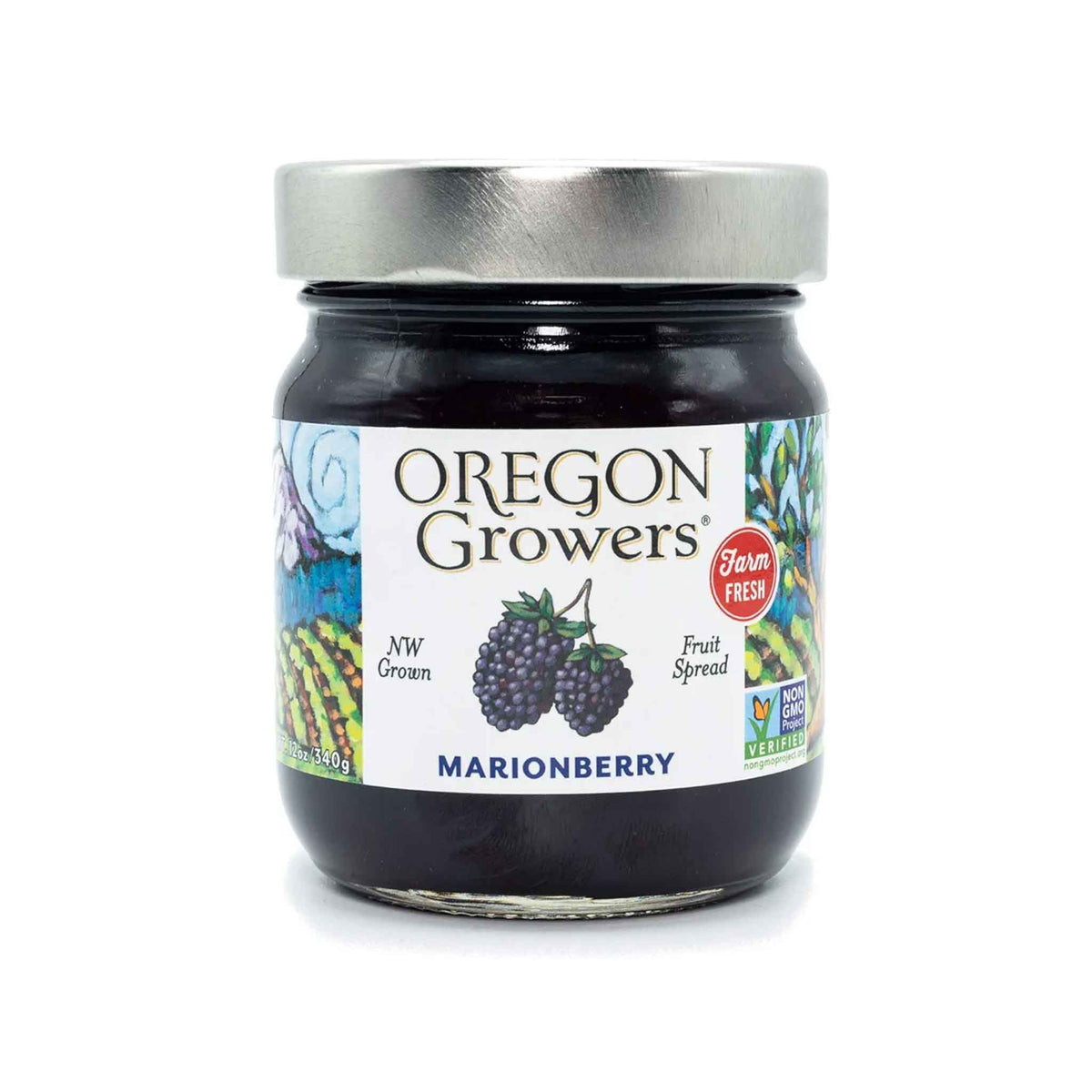 OREGON GROWERS MARIONBERRY FRUIT SPREAD 12oz – monsieur marcel gourmet ...