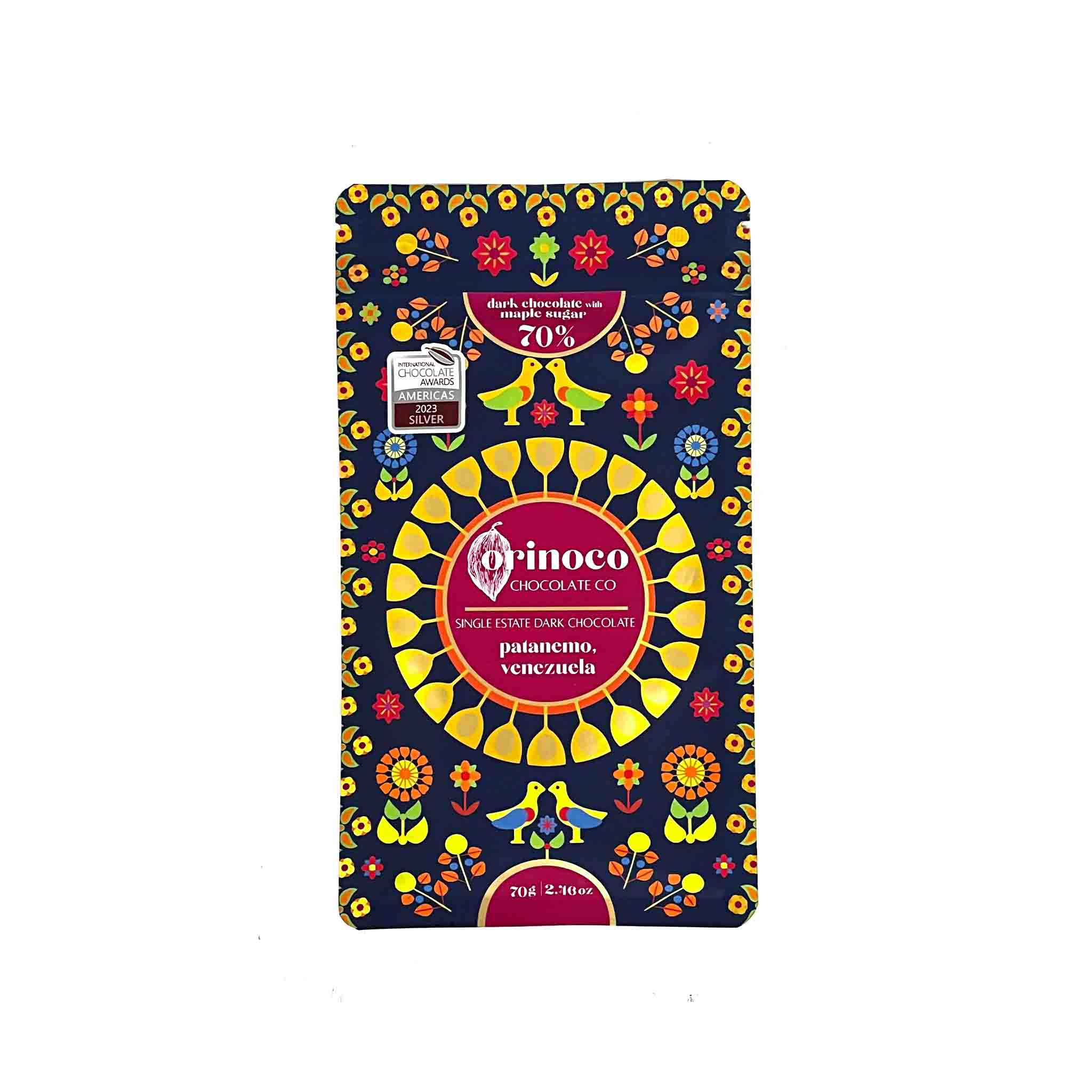 ORINOCO PATANEMO VENEZUELA 70% DARK CHOCOLATE 70g – monsieur marcel ...