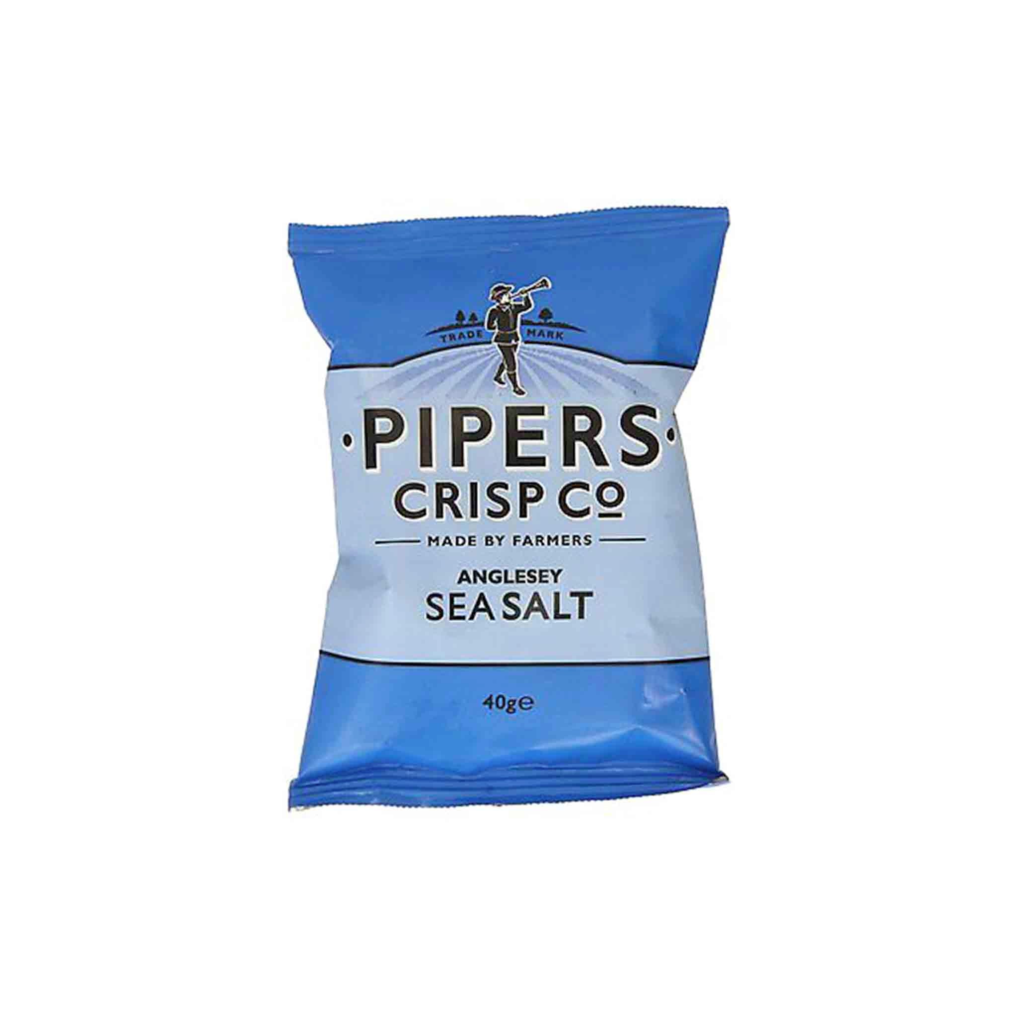 PIPERS ANGLESEY SEA SALT CHIPS 40g – monsieur marcel gourmet market