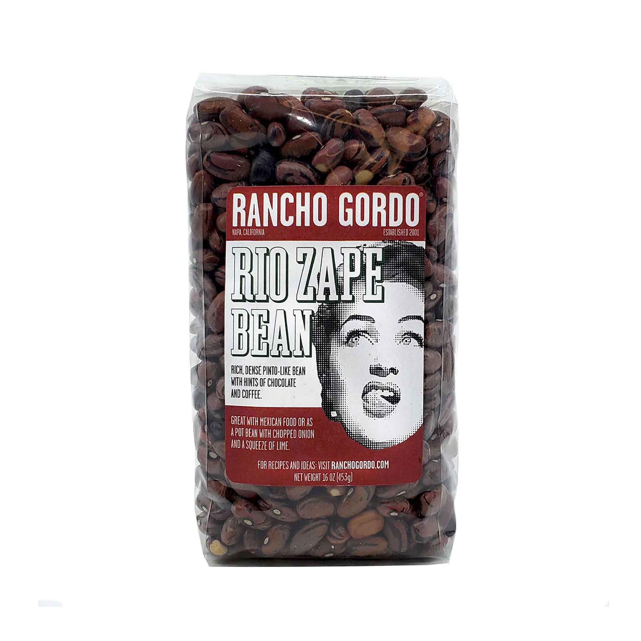 RANCHO GORDO RIO ZAPE BEANS 16oz – monsieur marcel gourmet market
