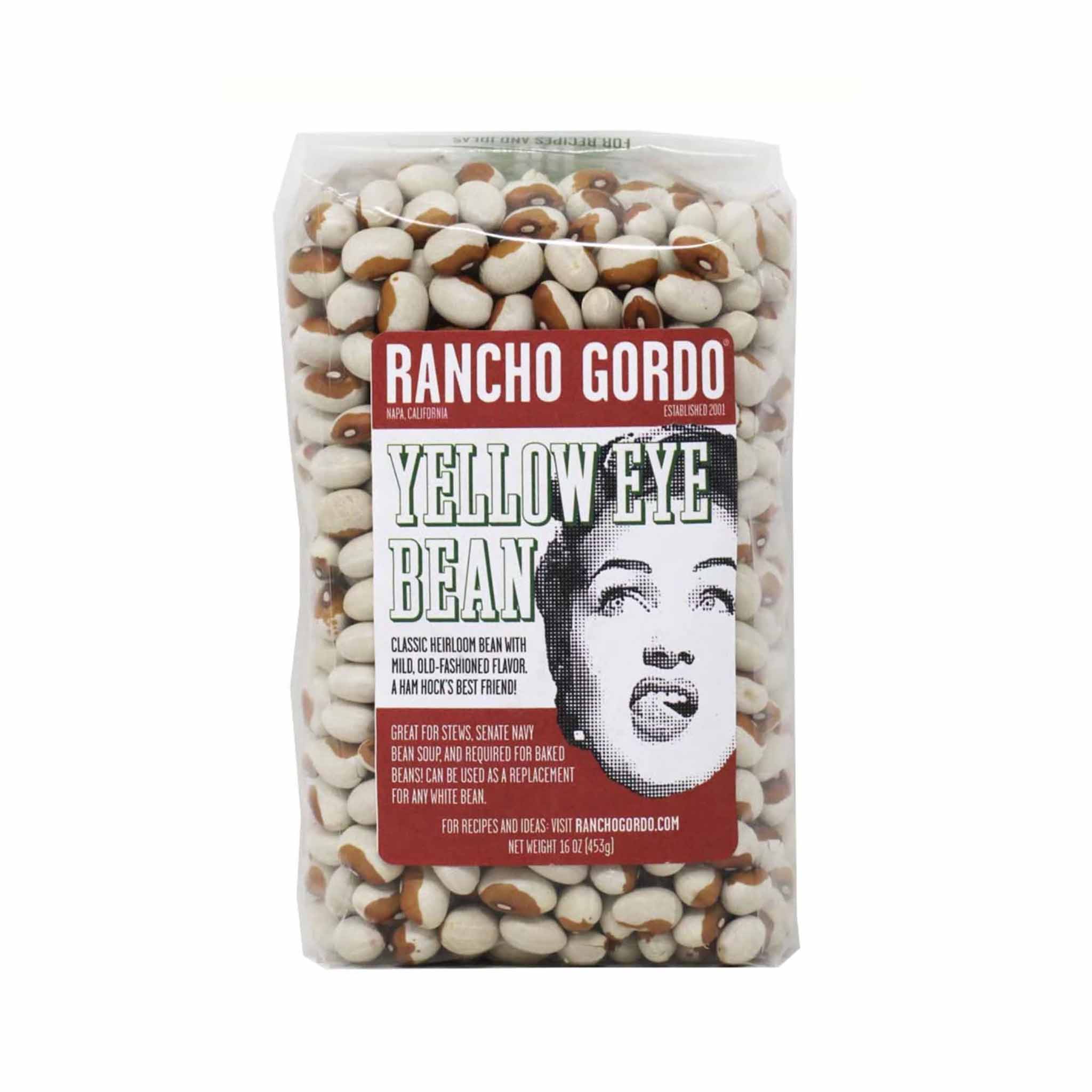RANCHO GORDO YELLOW EYE BEANS 16oz – monsieur marcel gourmet market