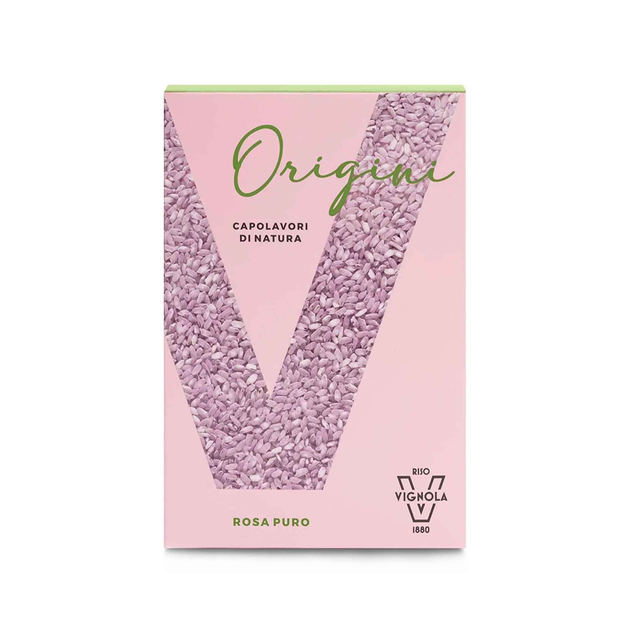RISO VIGNOLA PINK RICE 342g – monsieur marcel gourmet market