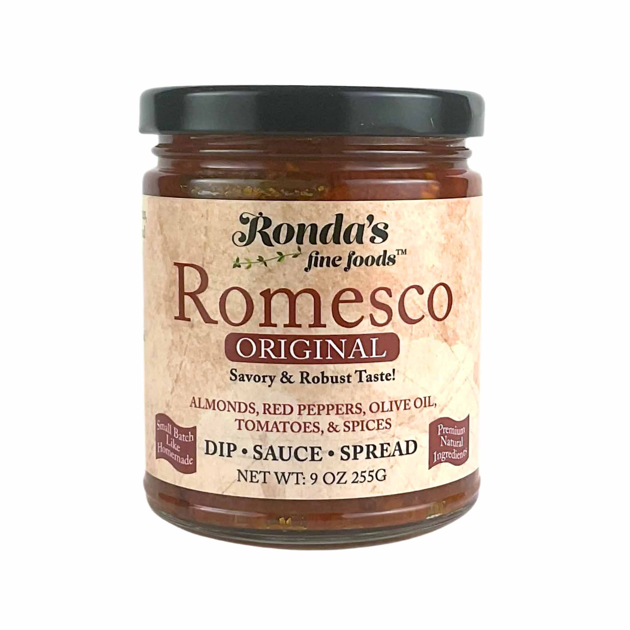 RONDAS ROMESCO DIP SAUCE SPREAD 9.4oz – monsieur marcel gourmet market