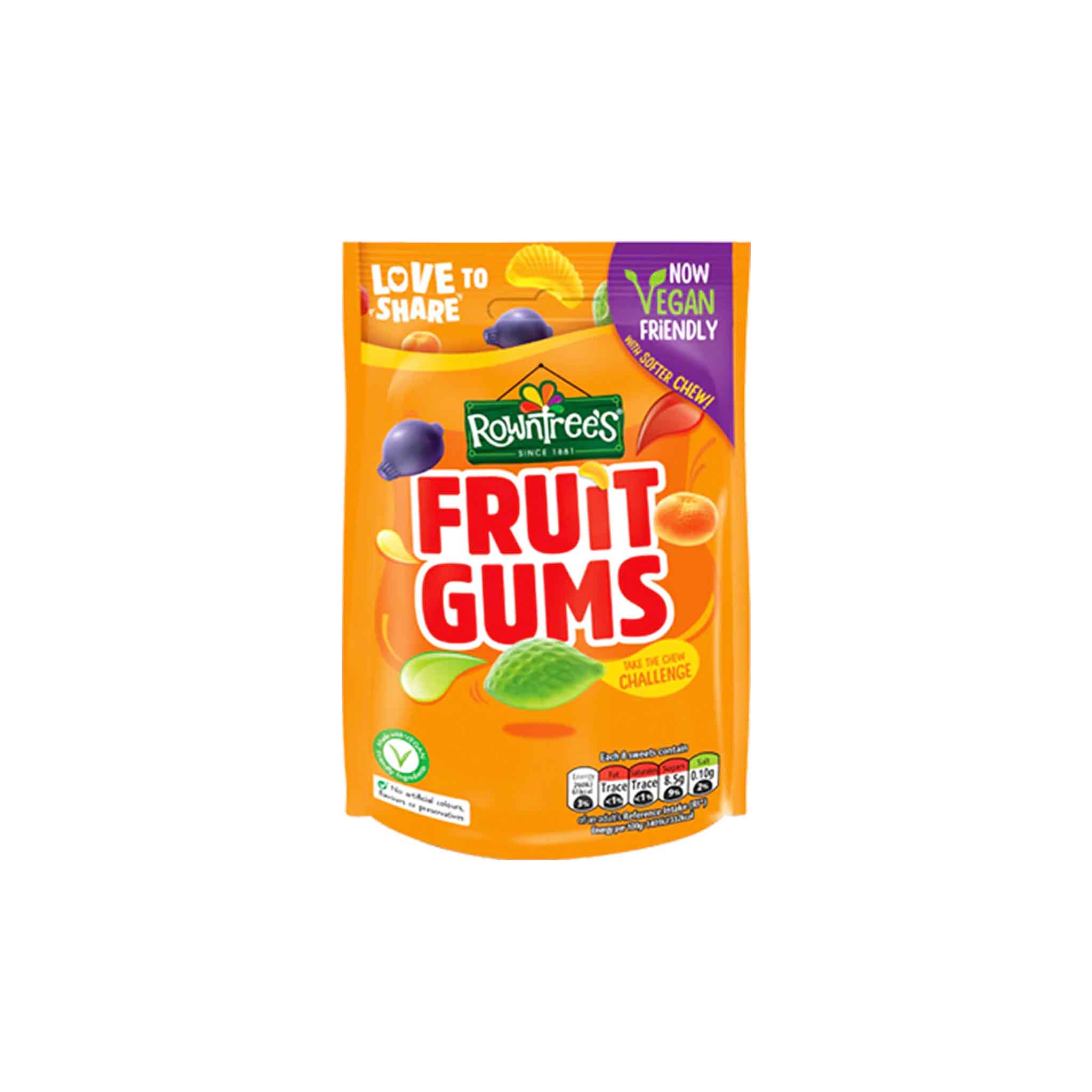 ROWNTREES FRUIT GUMS BAG 150g – monsieur marcel gourmet market