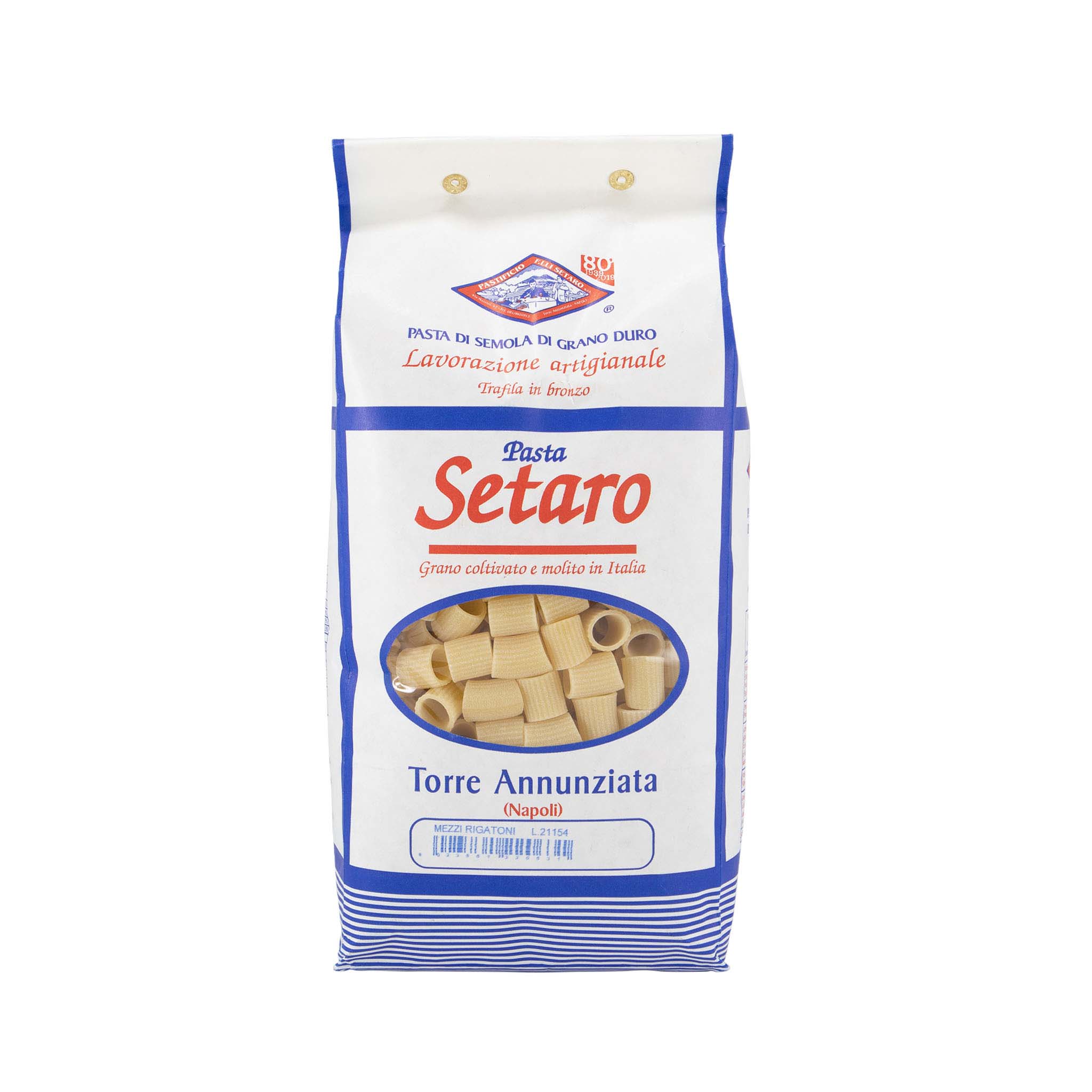 SETARO MEZZI RIGATONI 1KG – monsieur marcel gourmet market