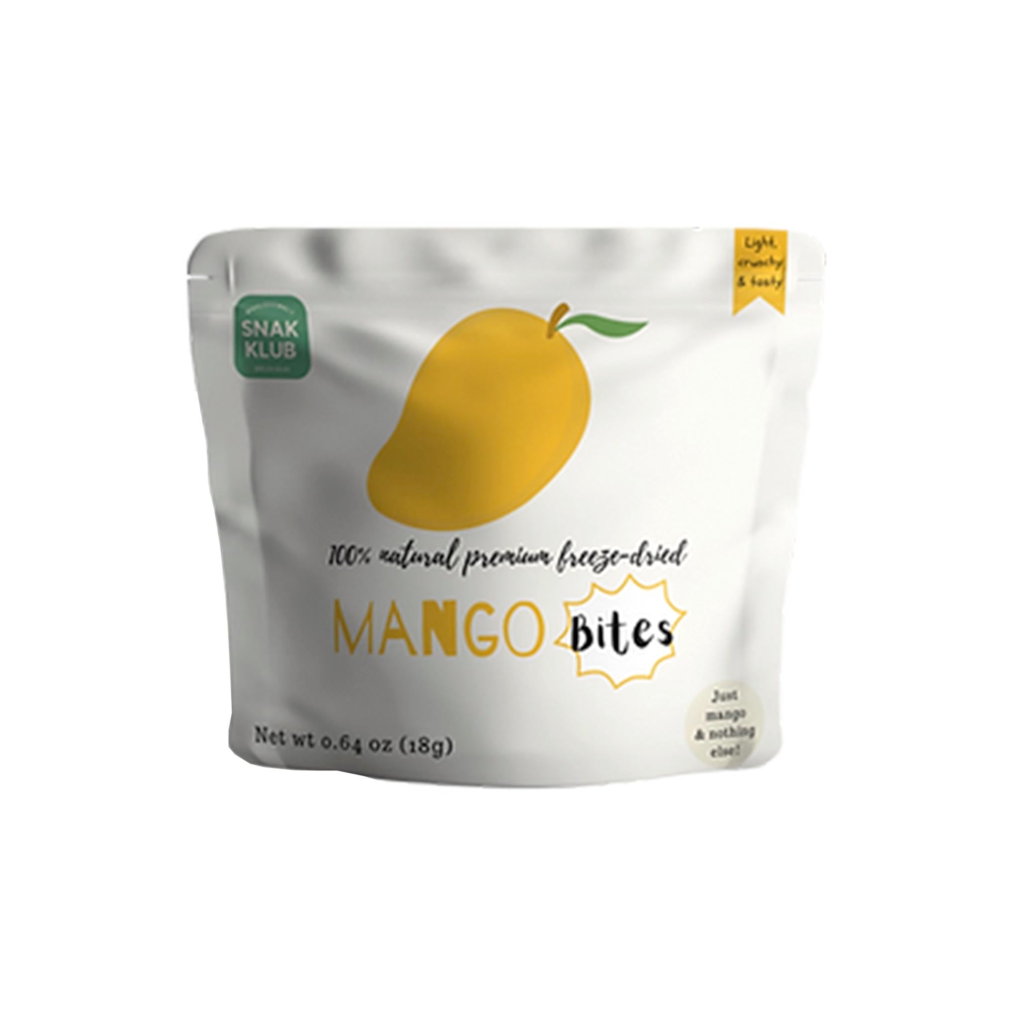 SNAK KLUB MANGO BITES 18G – monsieur marcel gourmet market