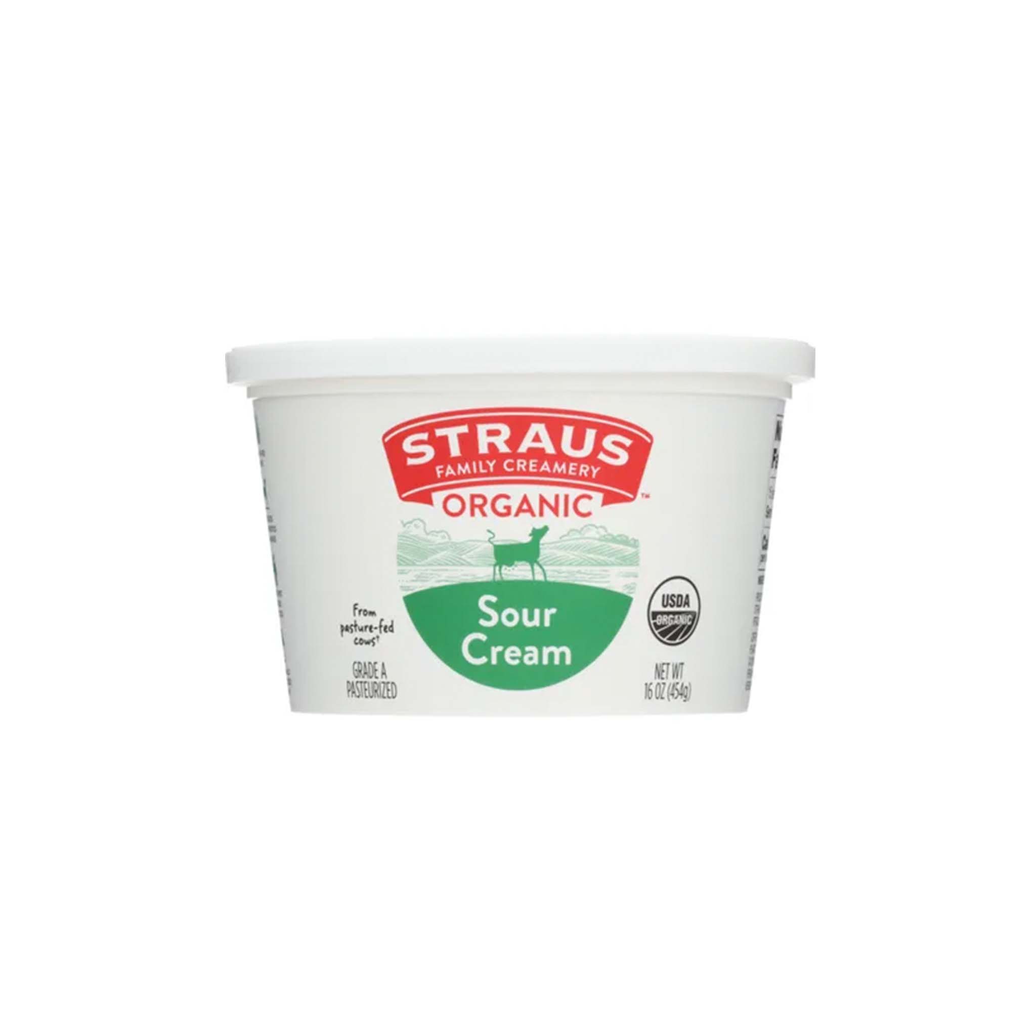 STRAUS ORGANIC SOUR CREAM 16oz – monsieur marcel gourmet market