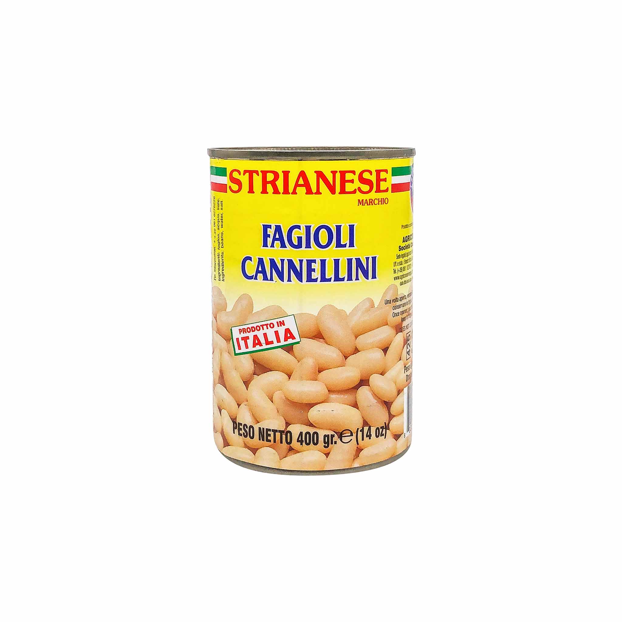 STRIANESE WHITE KIDNEY BEANS 400g – monsieur marcel gourmet market