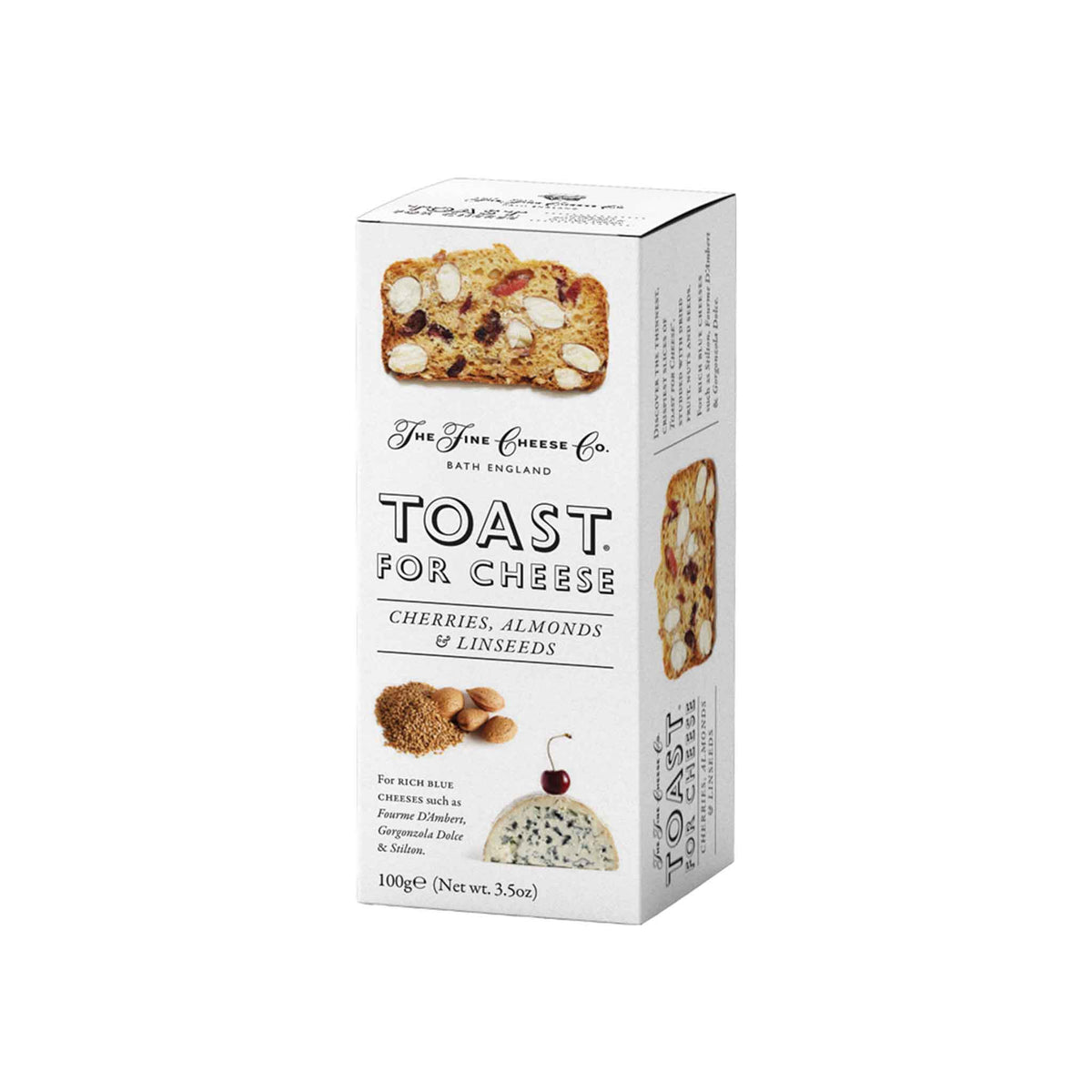 THE FINE CHEESE COMPANY CHERRIES, ALMONDS & LINSEEDS TOAST 3.2oz ...