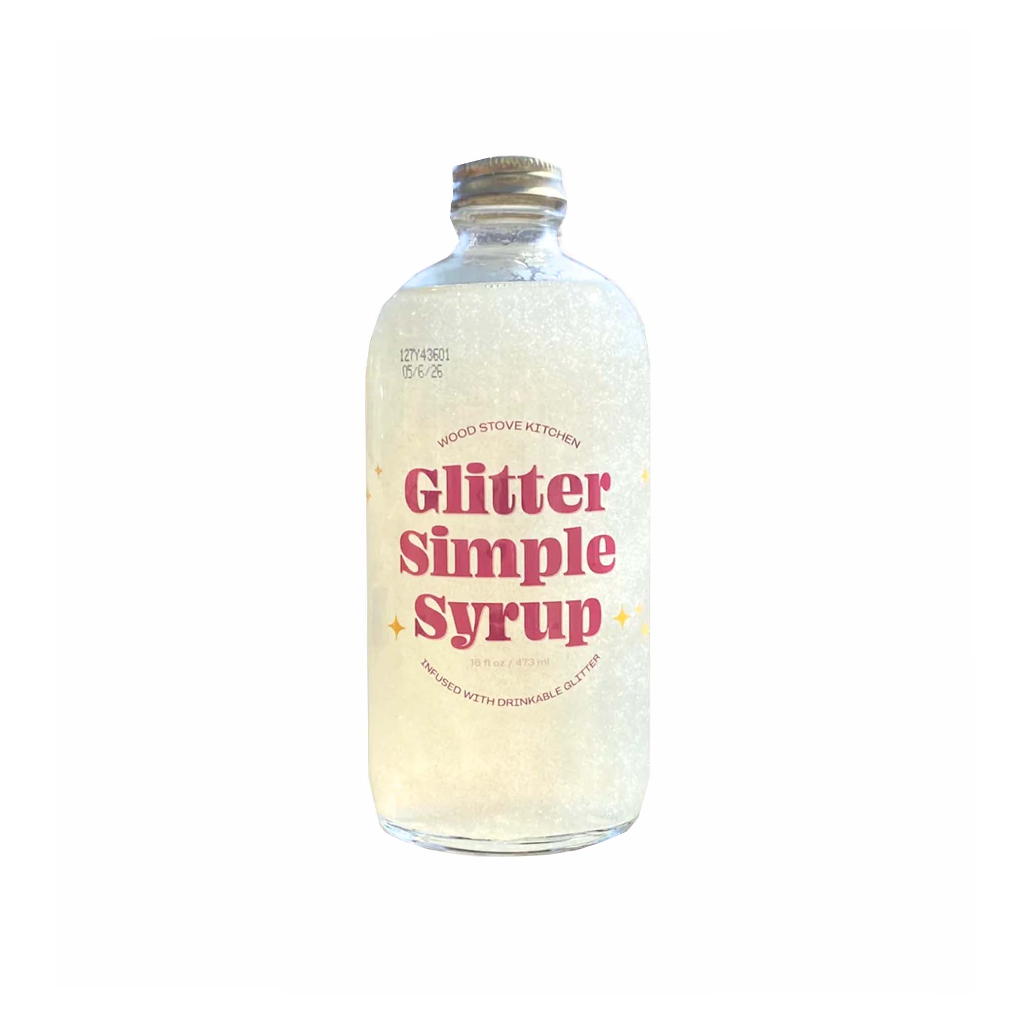 WOOD STOVE KITCHEN GLITTER SIMPLE SYRUP 16oz – monsieur marcel gourmet ...